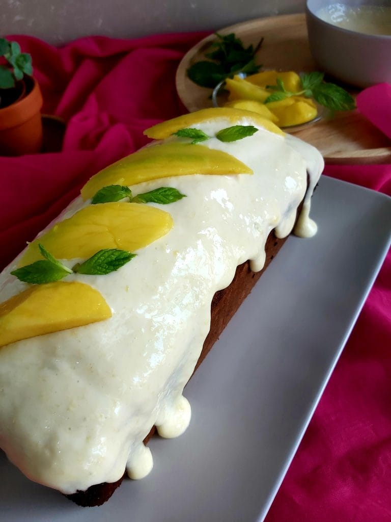 Mango Coconut Loaf Cake - A Cup Full of Sprinkles