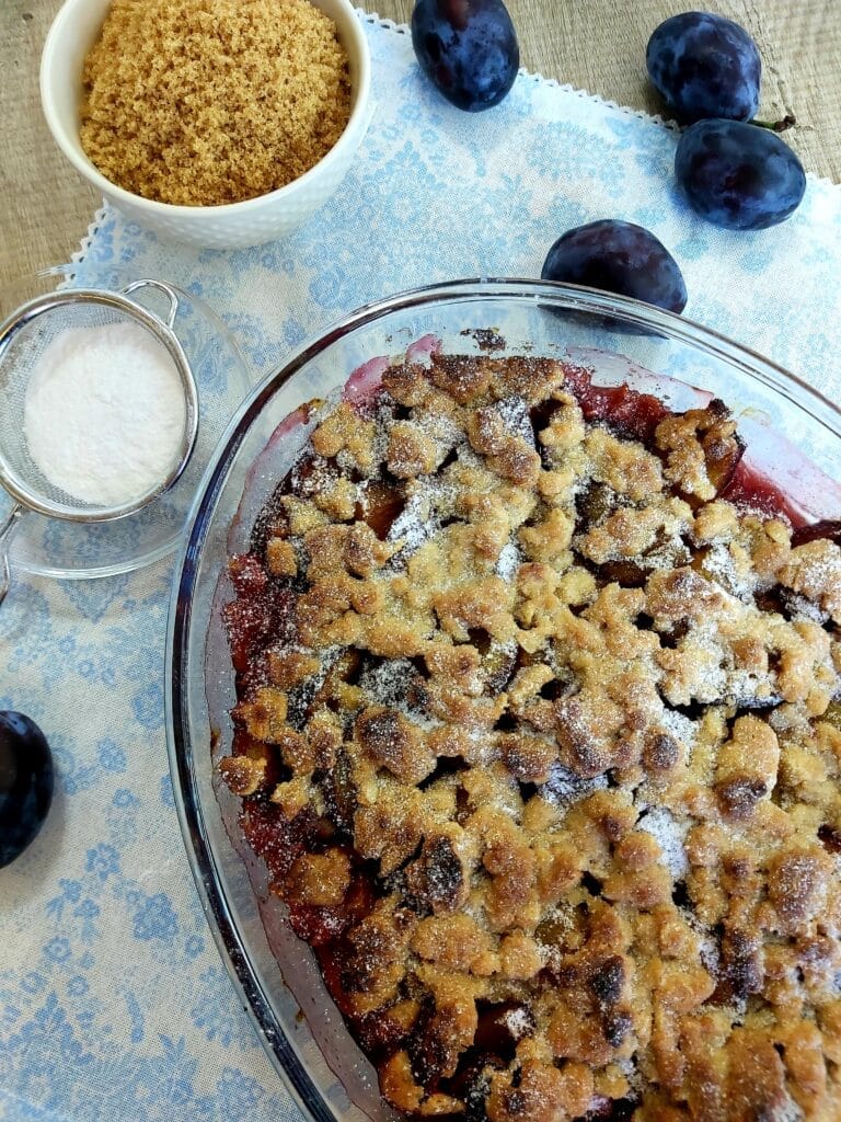 Plum Crumble - A Cup Full of Sprinkles